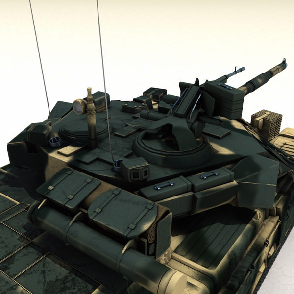 t-84 oplot tank 3d model
