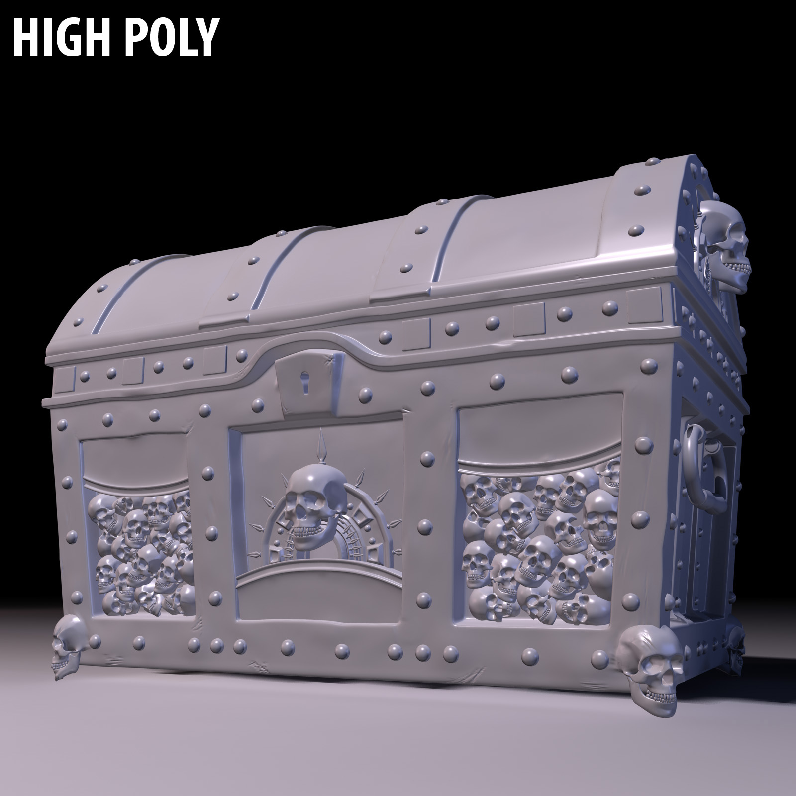 3ds max treasure chest