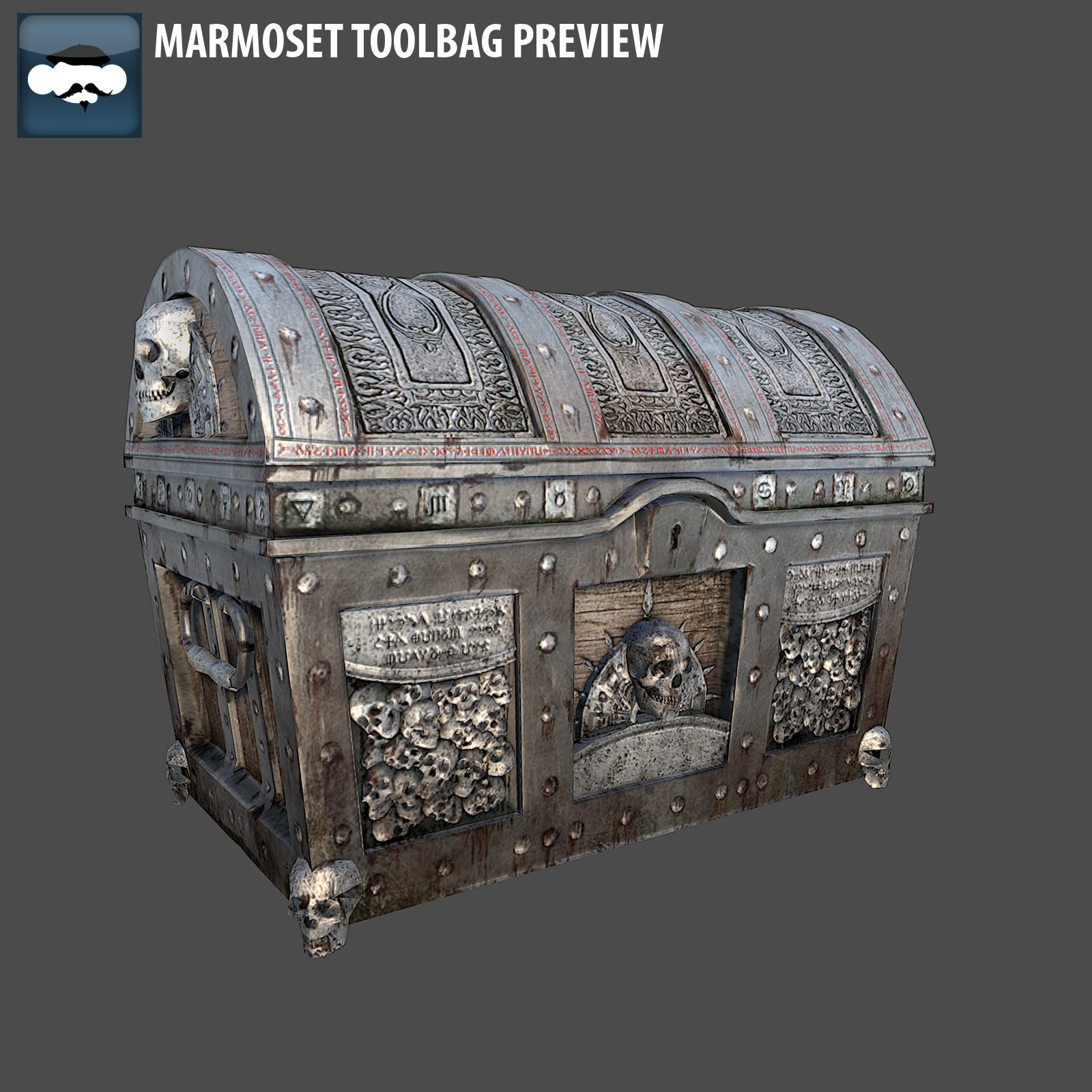 3ds max treasure chest