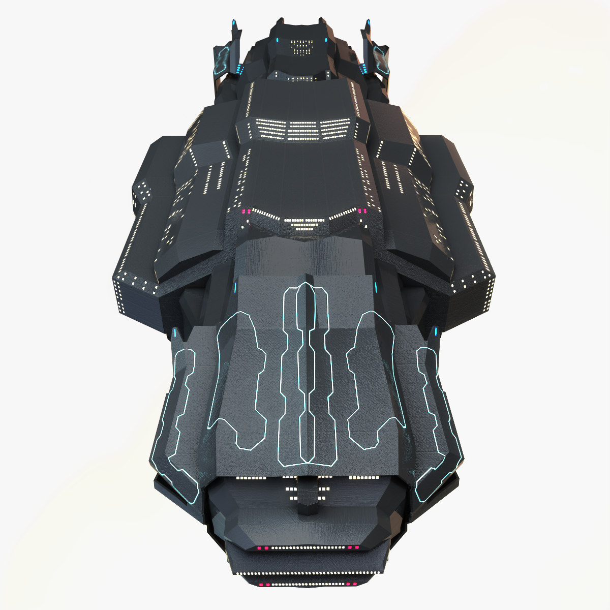 spacecraft craft space 3d model