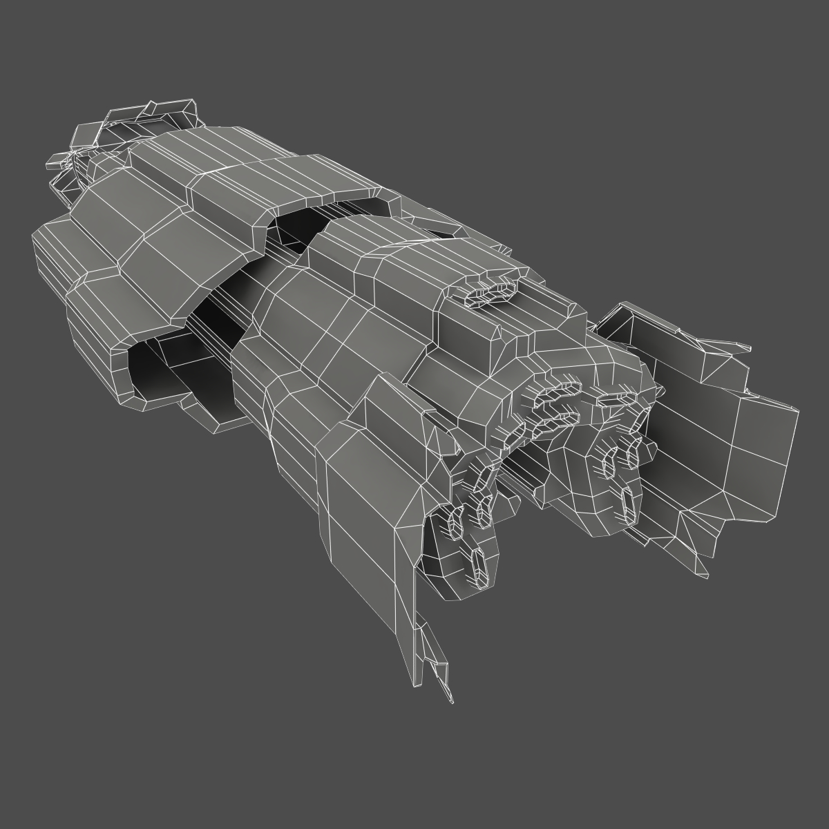 spacecraft craft space 3d model