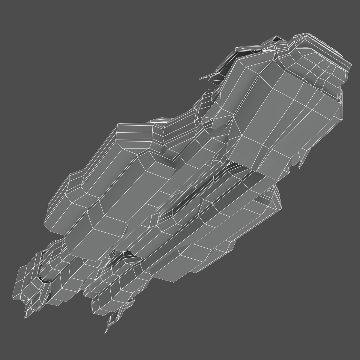 spacecraft craft space 3d model