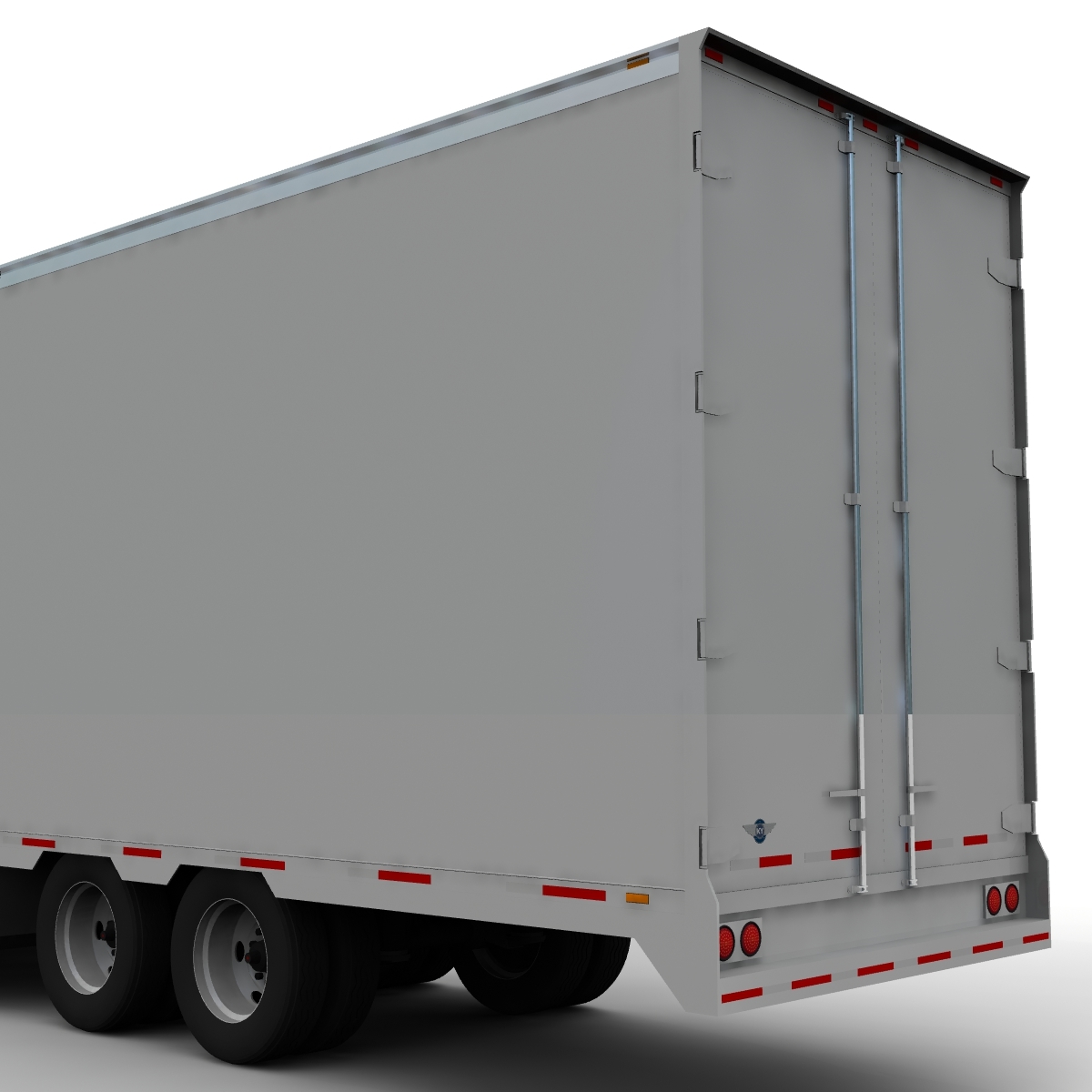 3d moving van model