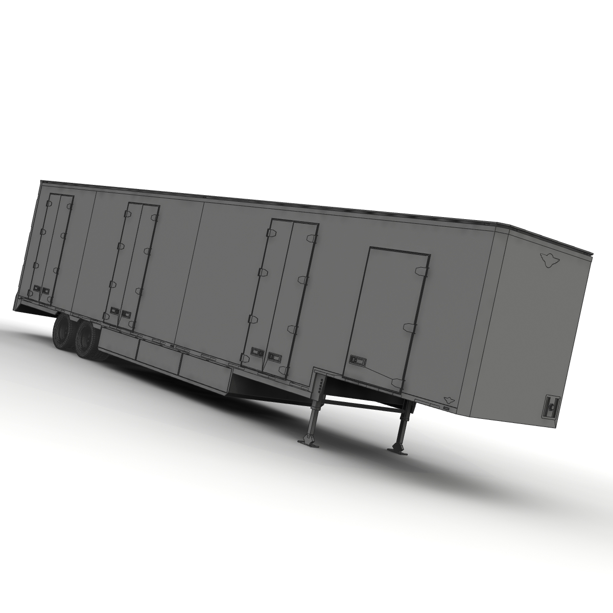 3d moving van model