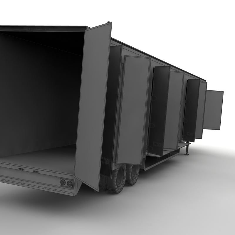 3d moving van model