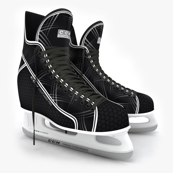 3d model ice skates