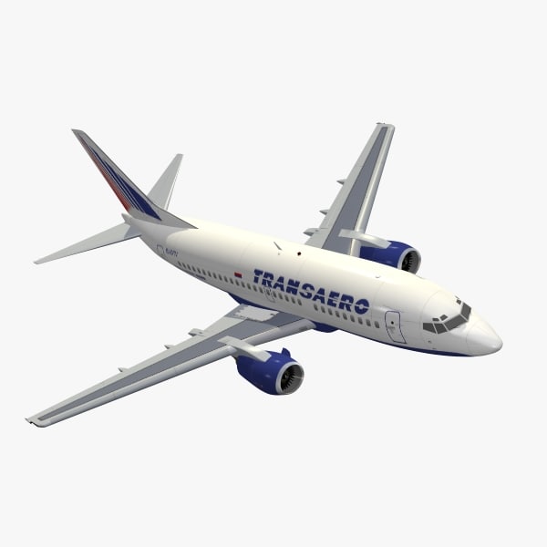 3d model b 737-500 transaero