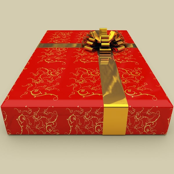 3ds max gift box