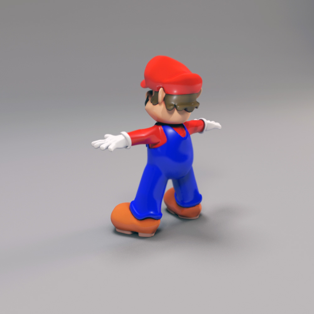 super mario 3d model