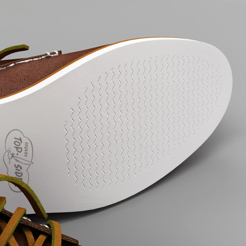 men shoes sperry top-sider 3d max