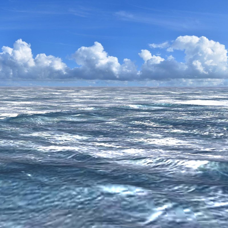 ocean seascape scenes sea 3d model