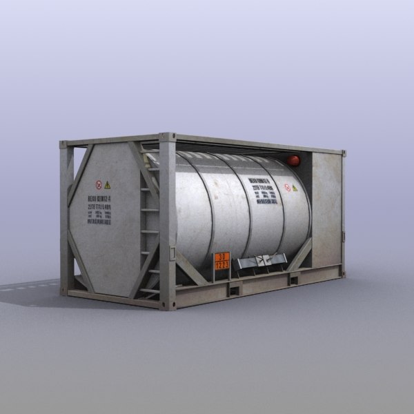 3d model industrial tank equipment