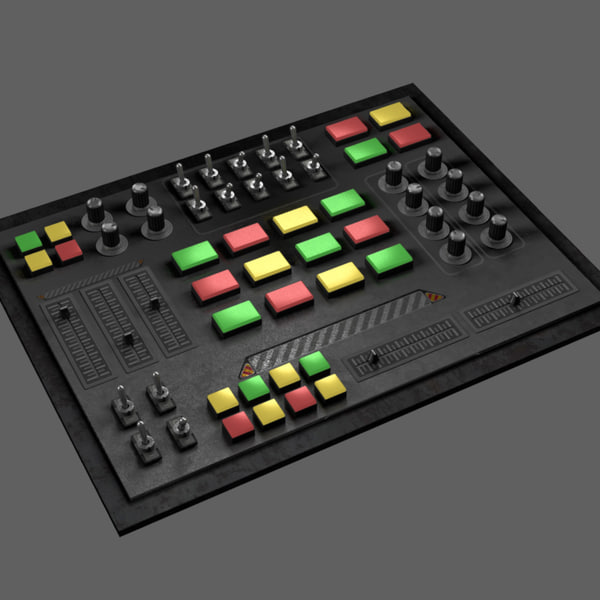 3d industrial toggle switch