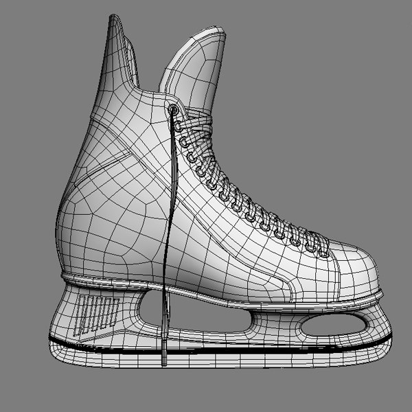 3d model ice skates