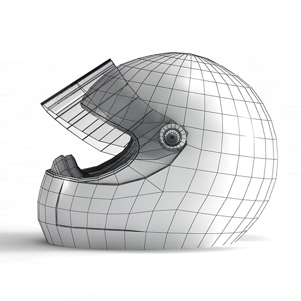 racing helmet 3d model