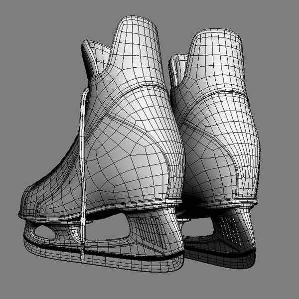 3d model ice skates