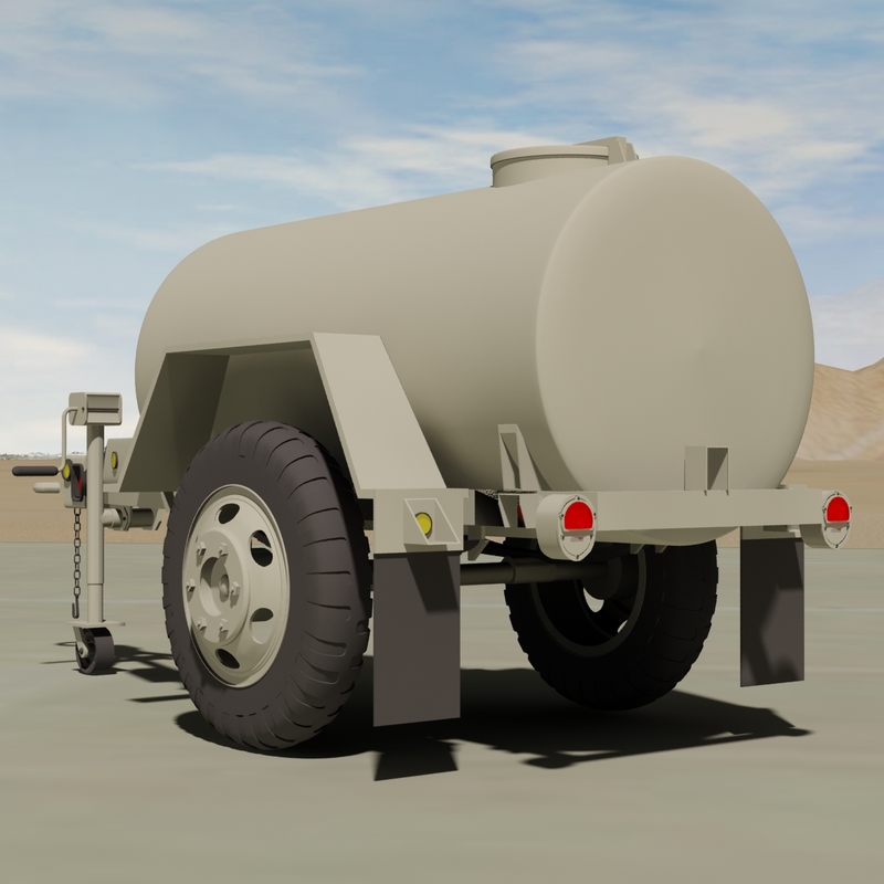 military hmmwv towable m149 3d max