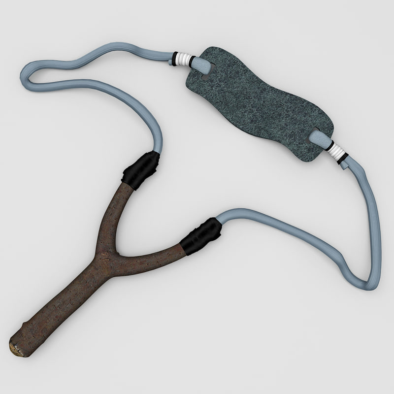 3d slingshot modelled
