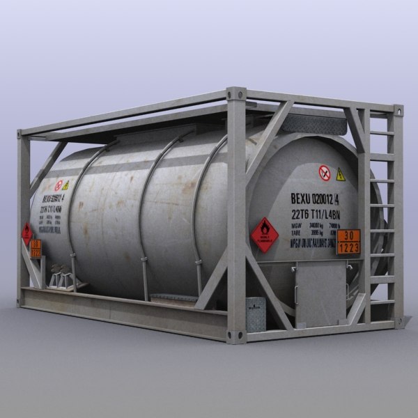 3d industrial tank