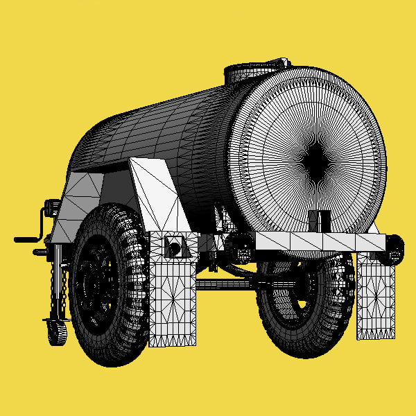 military hmmwv towable m149 3d max
