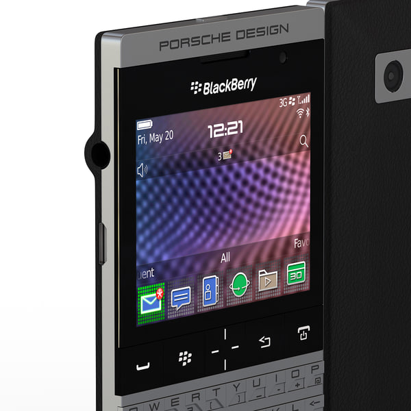 3d blackberry pda 9981 model