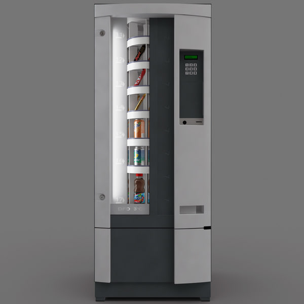 3d model vending machine 3