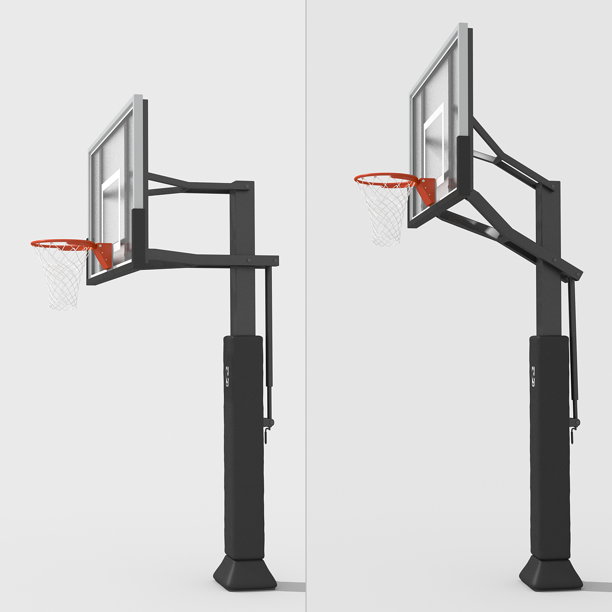 3ds max basketball hoop