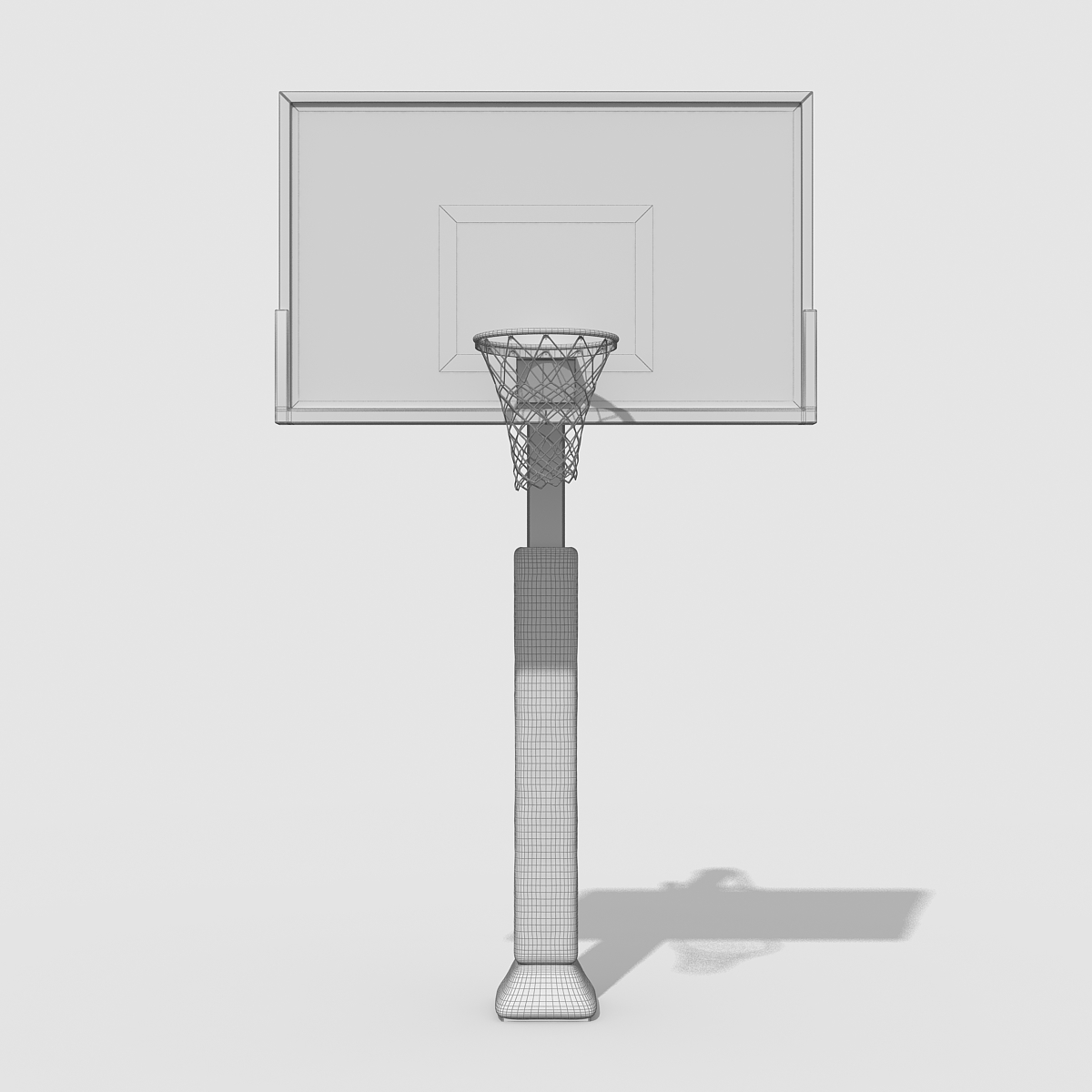 3ds max basketball hoop