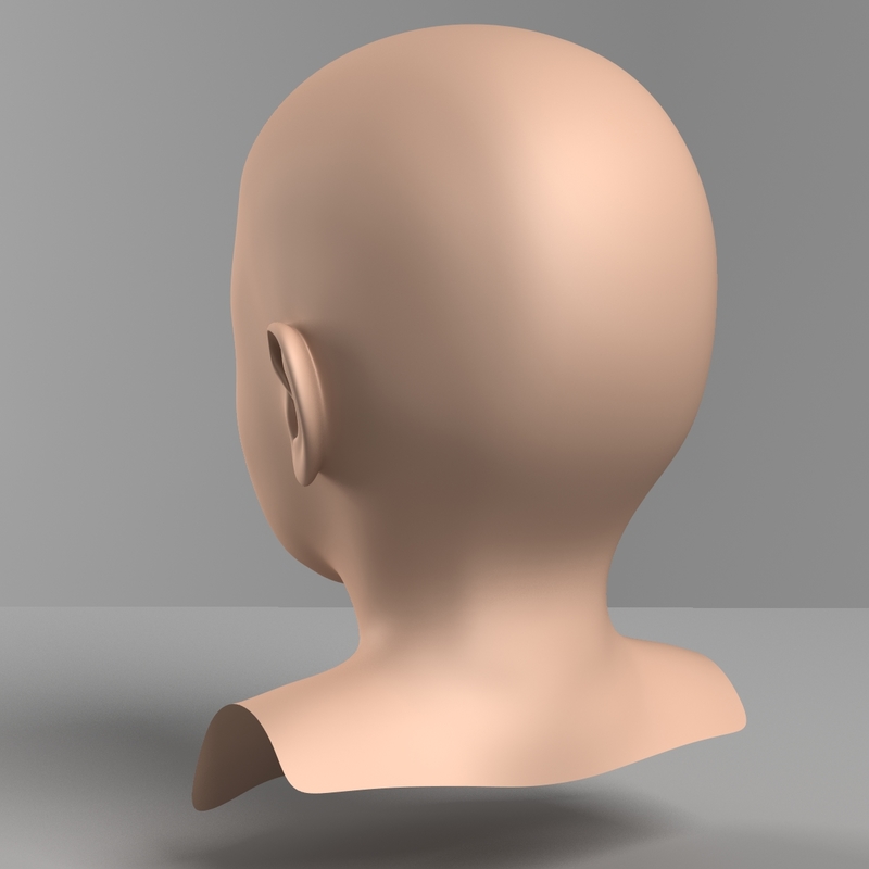 3d model child head