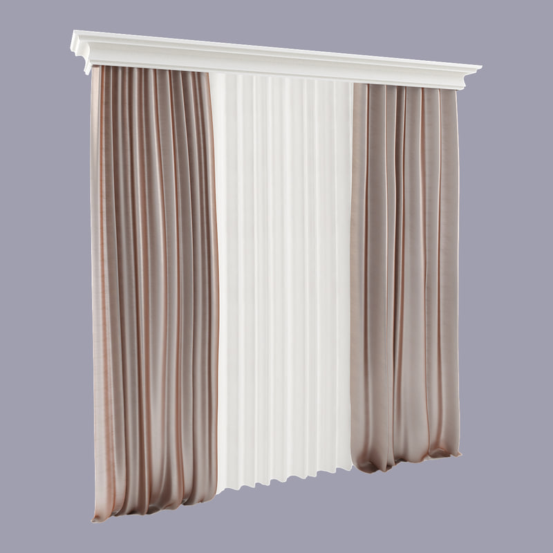 curtain 3d max