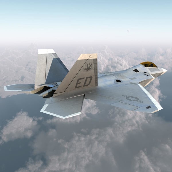 f-22 raptor 4 fighter 3d 3ds