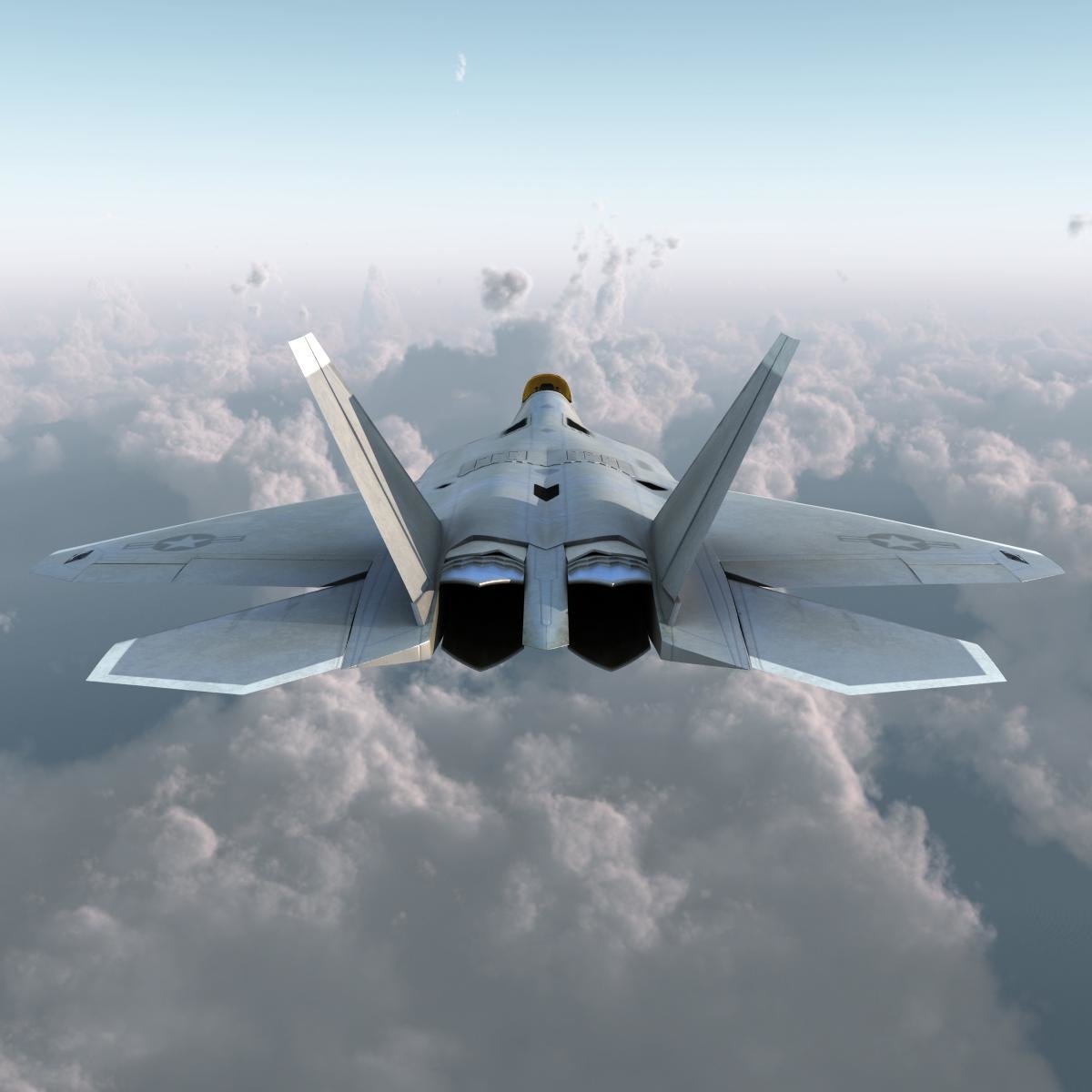f-22 raptor 4 fighter 3d 3ds