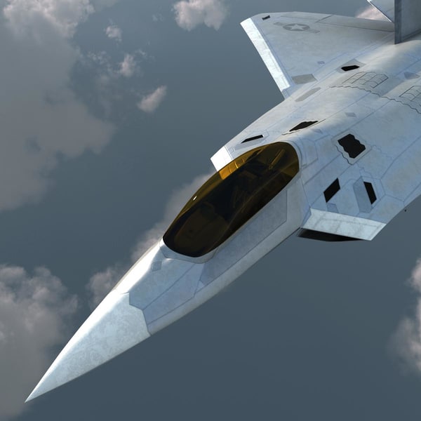 f-22 raptor 4 fighter 3d 3ds