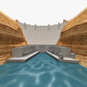 3D Dam Models | TurboSquid