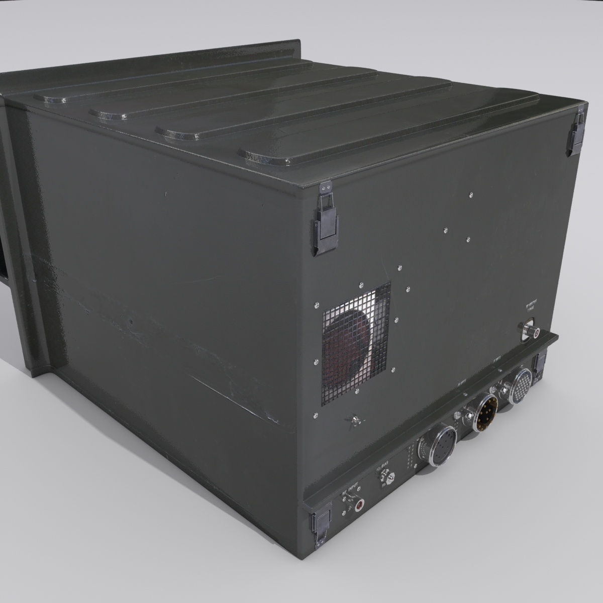 3d max army radio amplifier