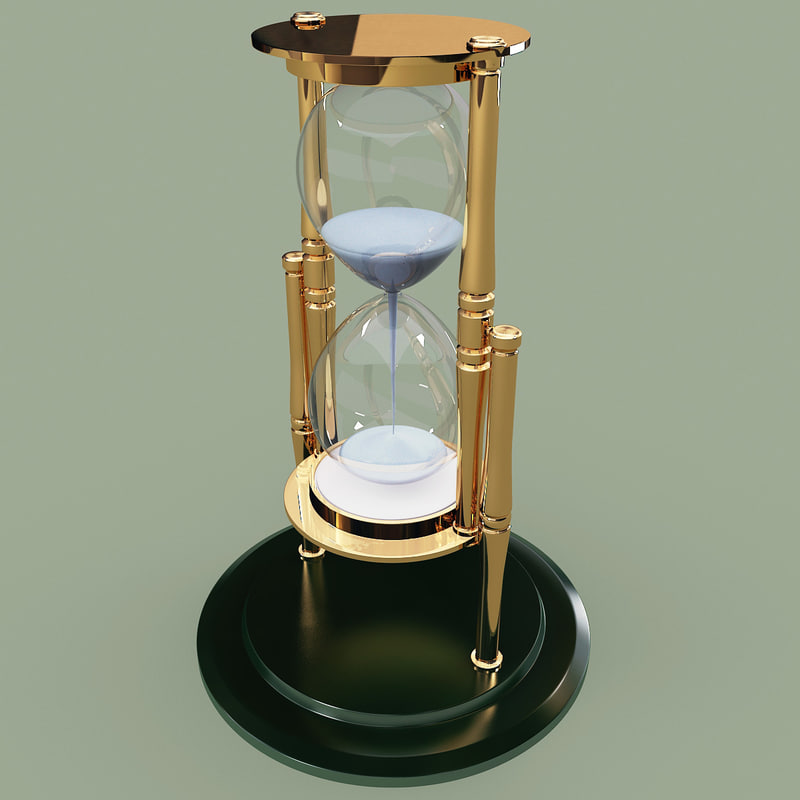 3d hour glass model
