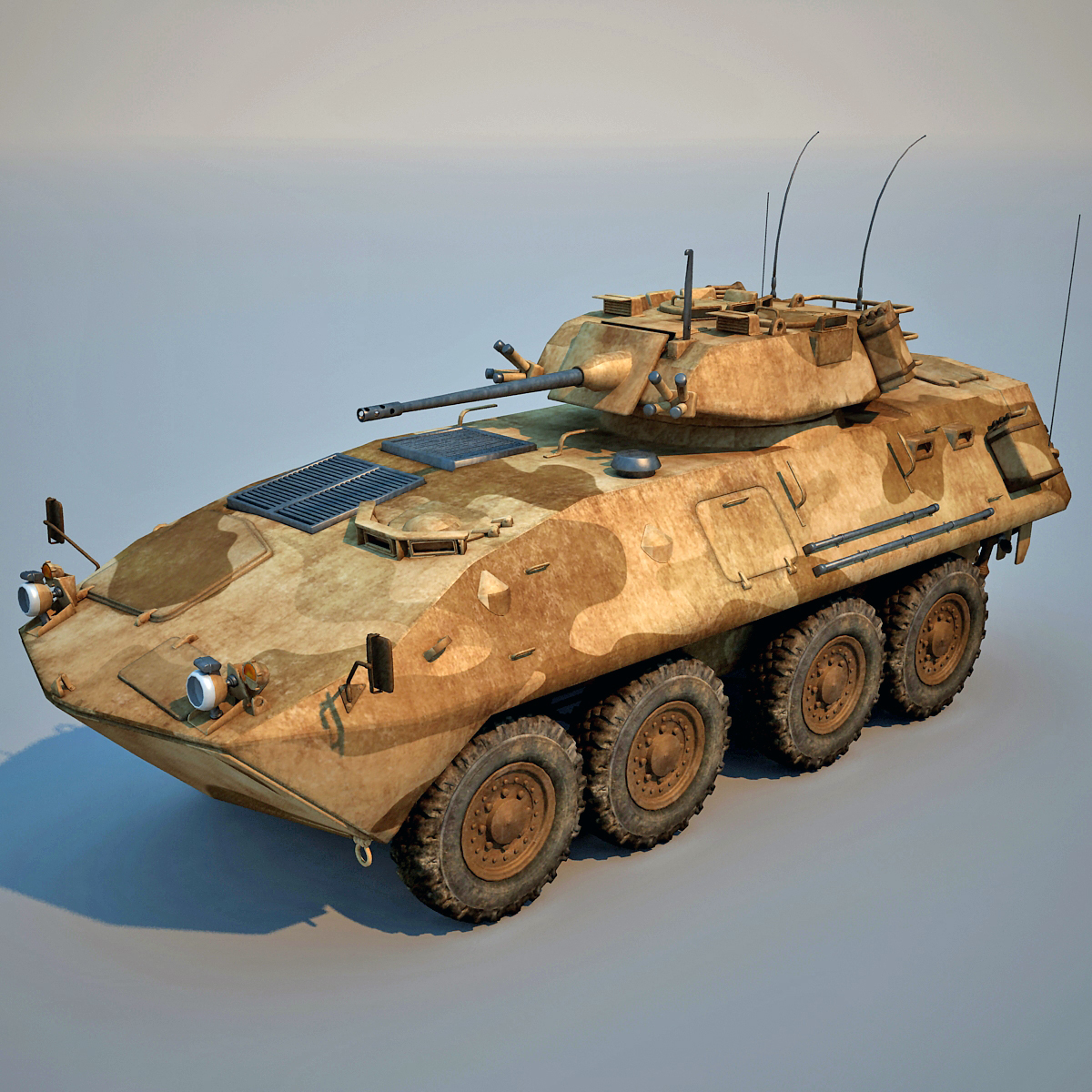 lav 25 amphibious vehicle 3d model