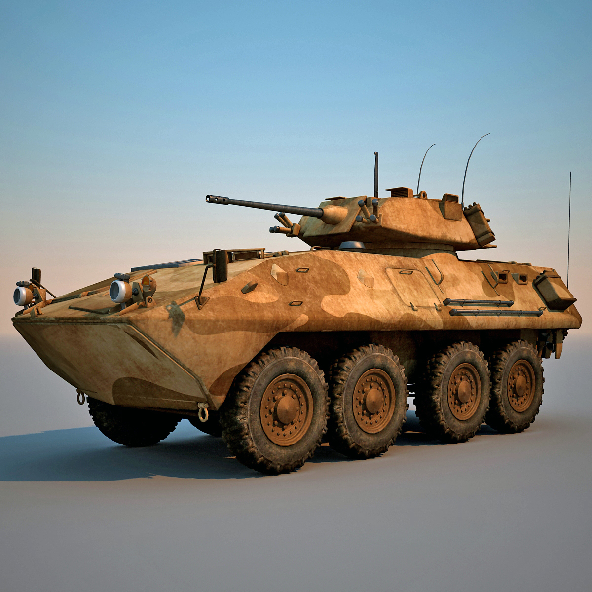 lav 25 amphibious vehicle 3d model