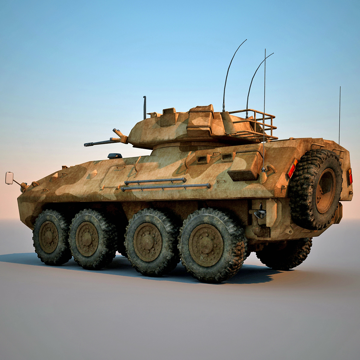 lav 25 amphibious vehicle 3d model