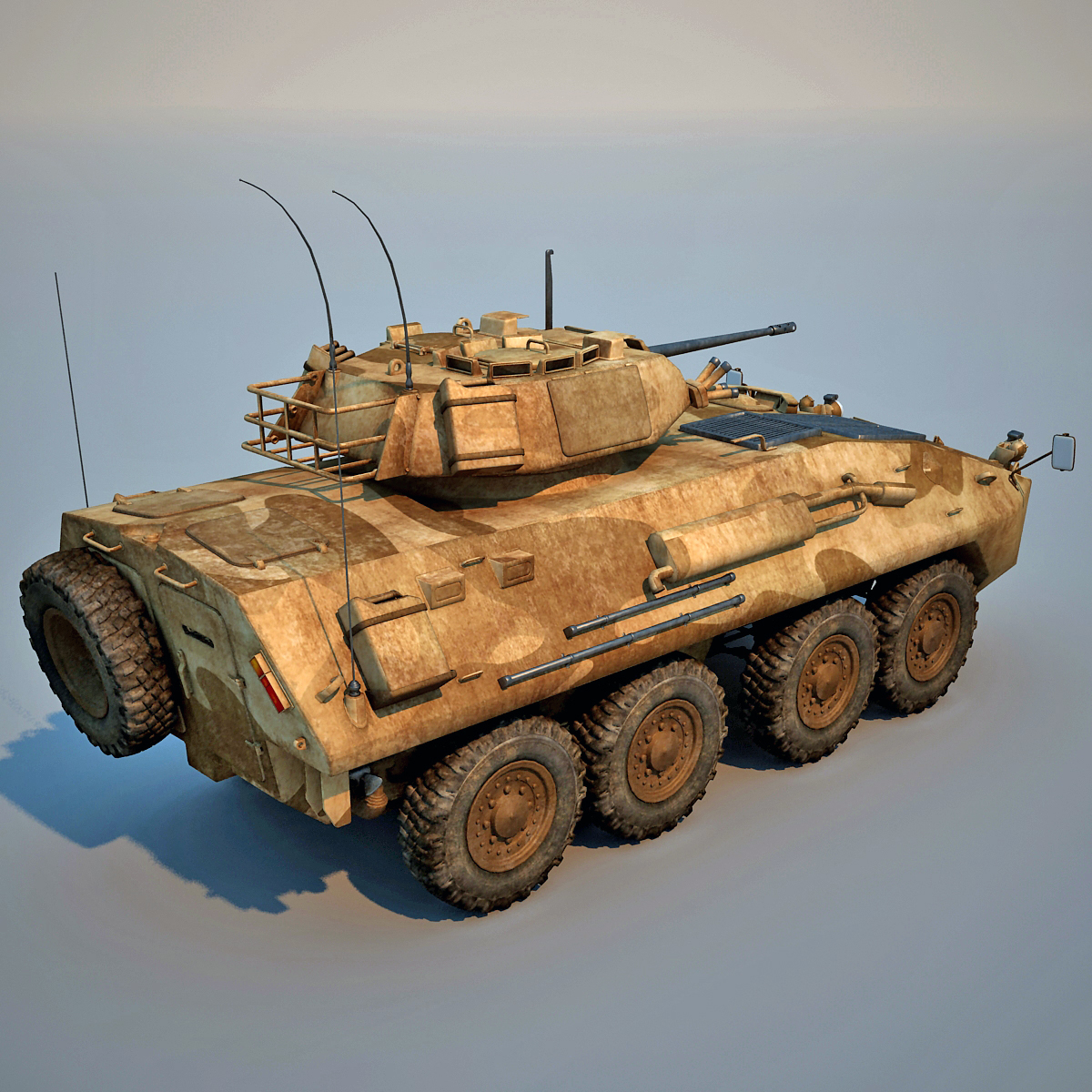 lav 25 amphibious vehicle 3d model