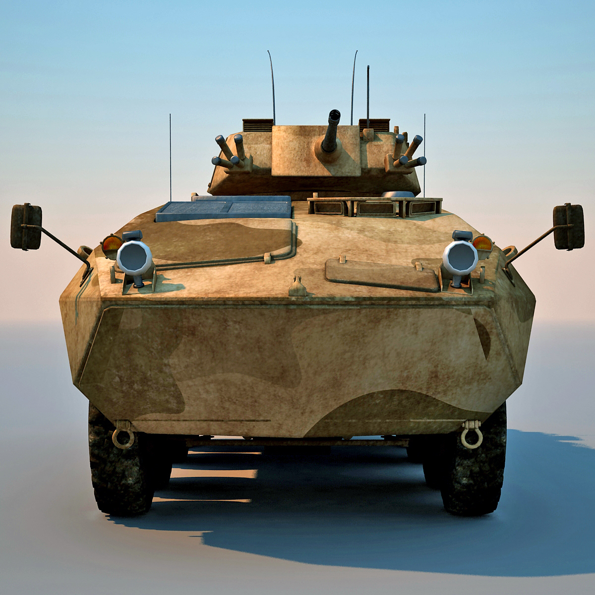 lav 25 amphibious vehicle 3d model