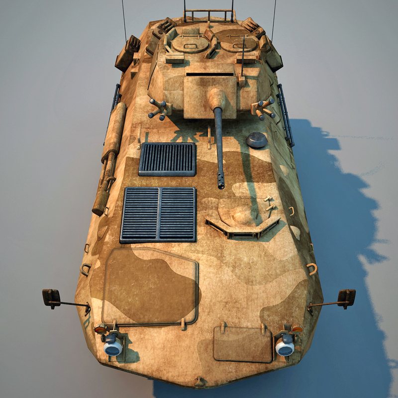 lav 25 amphibious vehicle 3d model