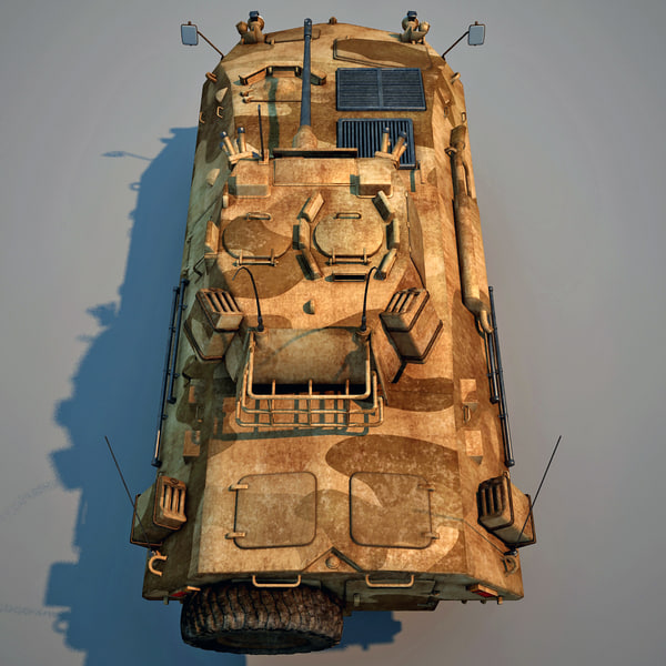 lav 25 amphibious vehicle 3d model