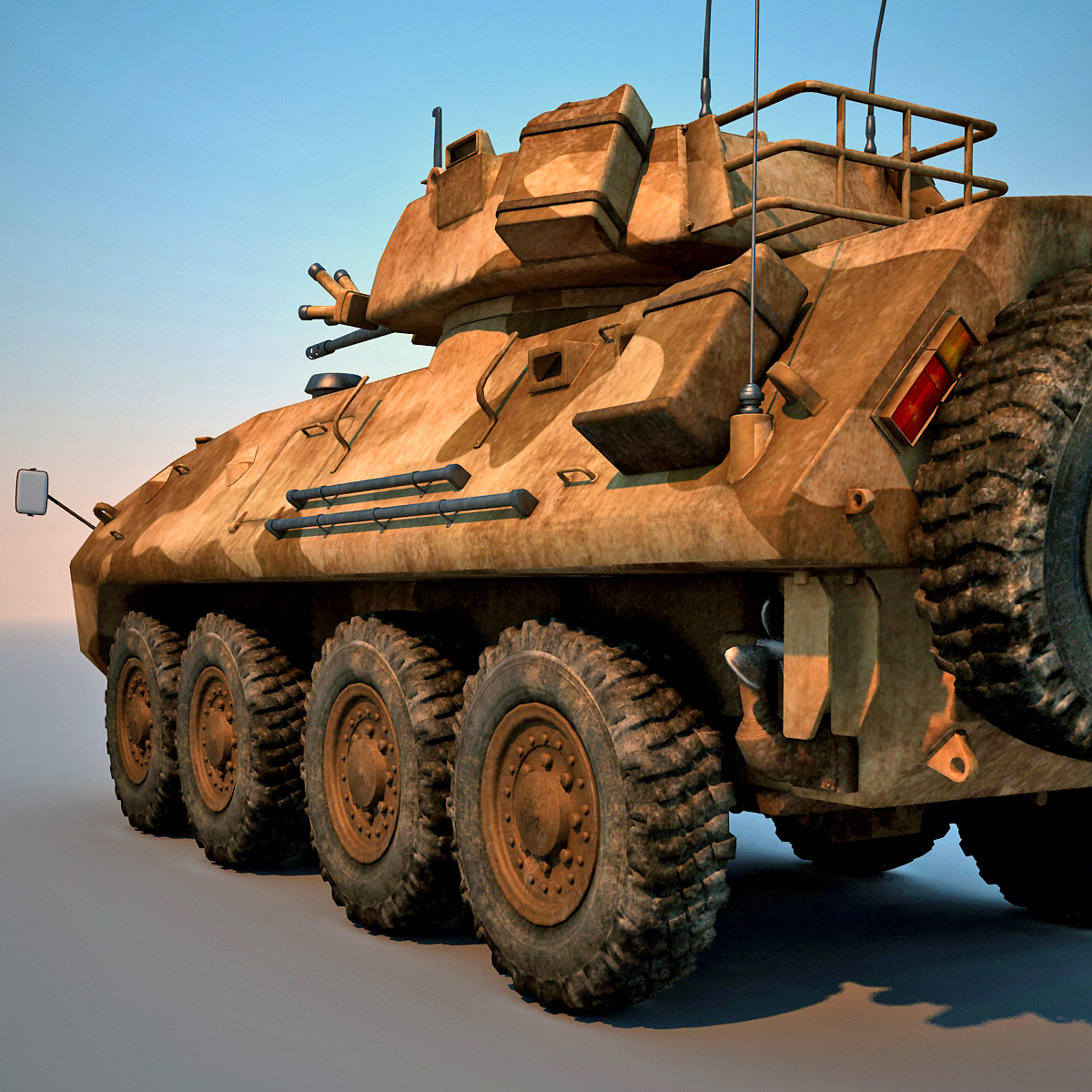 lav 25 amphibious vehicle 3d model