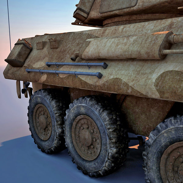 lav 25 amphibious vehicle 3d model