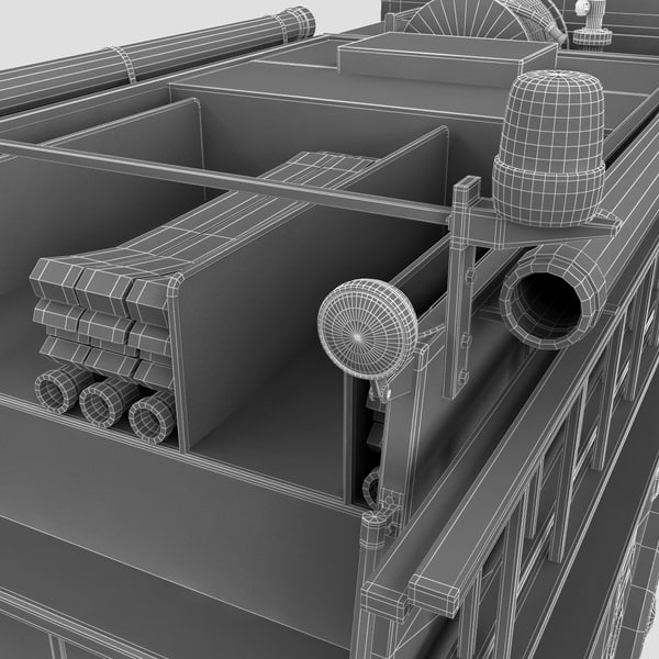 truck modelled 3d model