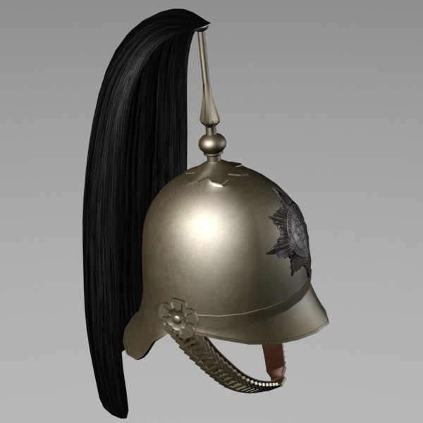 british dragoon helmet 3d model
