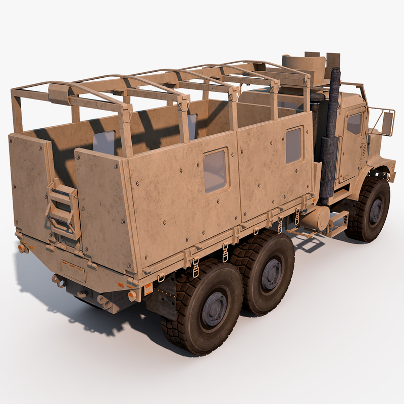 oshkosh mtvr mk25 3d model