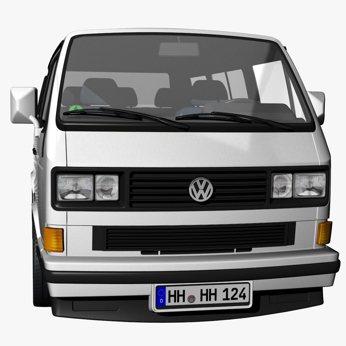 VW T3 Caravelle GTI 1989 3D 모델 - TurboSquid 556865