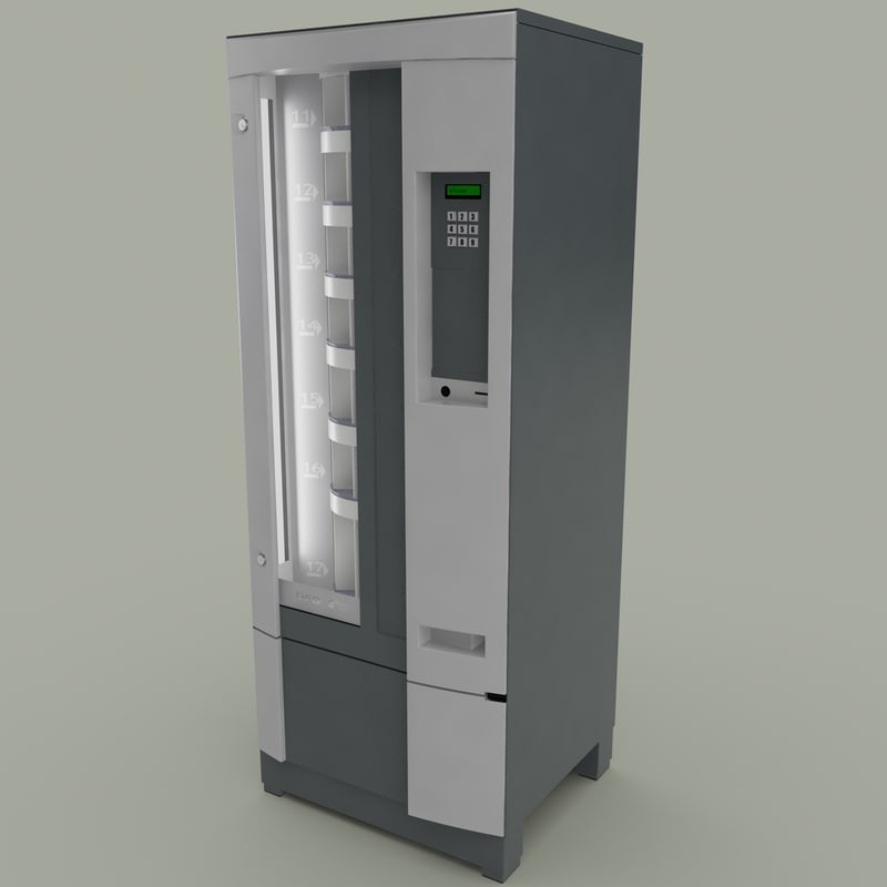 3d model vending machine 4